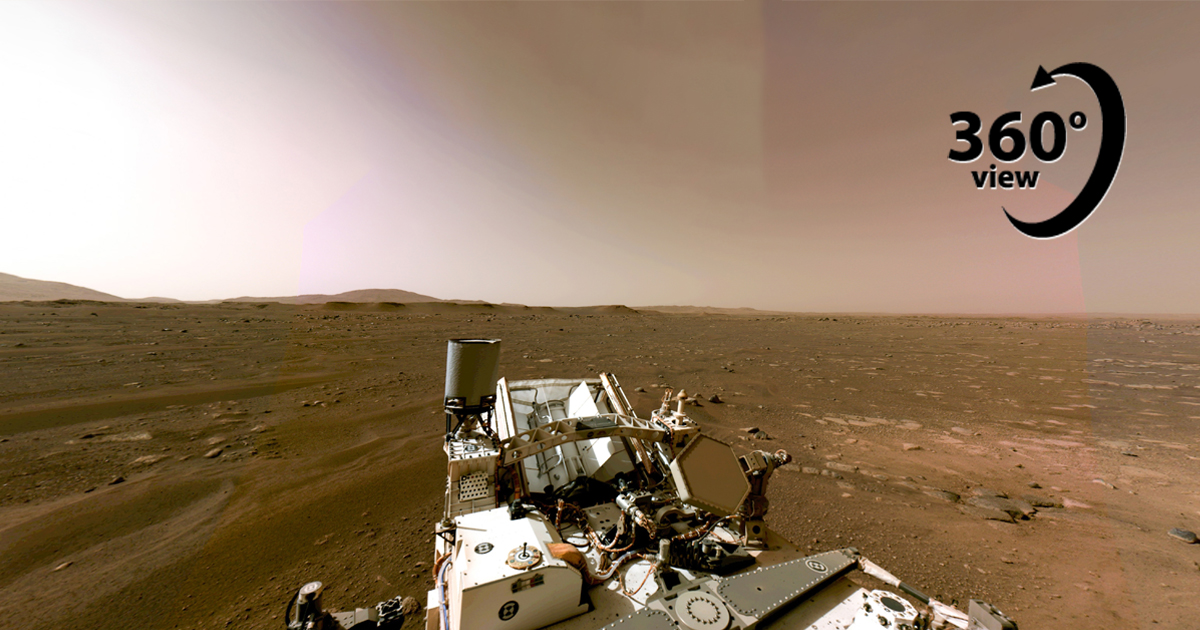 Perseverance First 360 View of Mars
