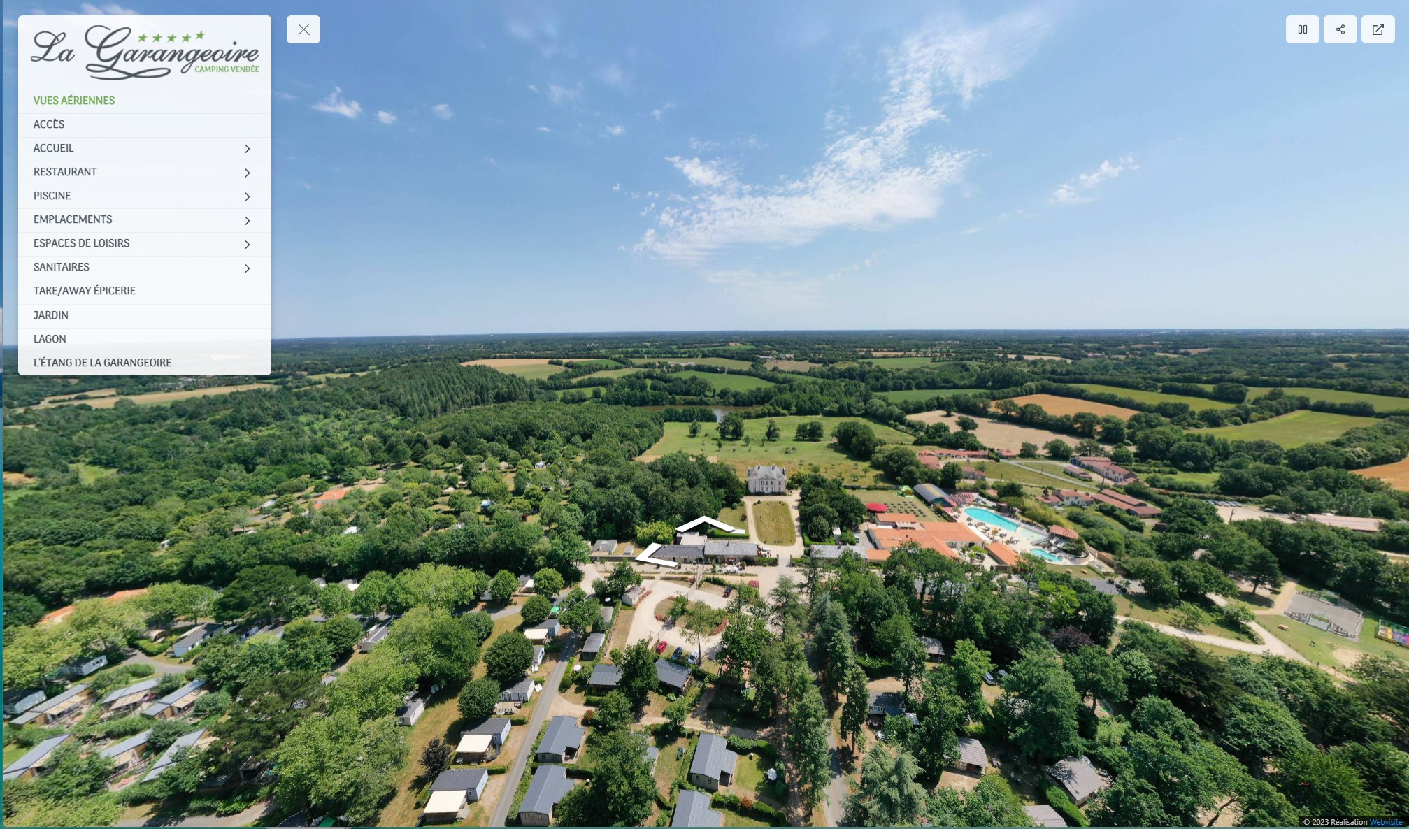 Castel Camping La Garangeoire - Visite virtuelle